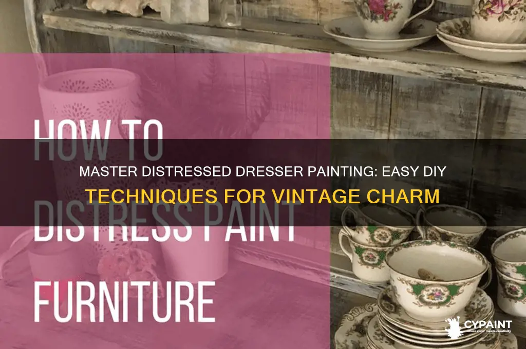 Master Distressed Dresser Painting: Easy Diy Techniques For Vintage ...
