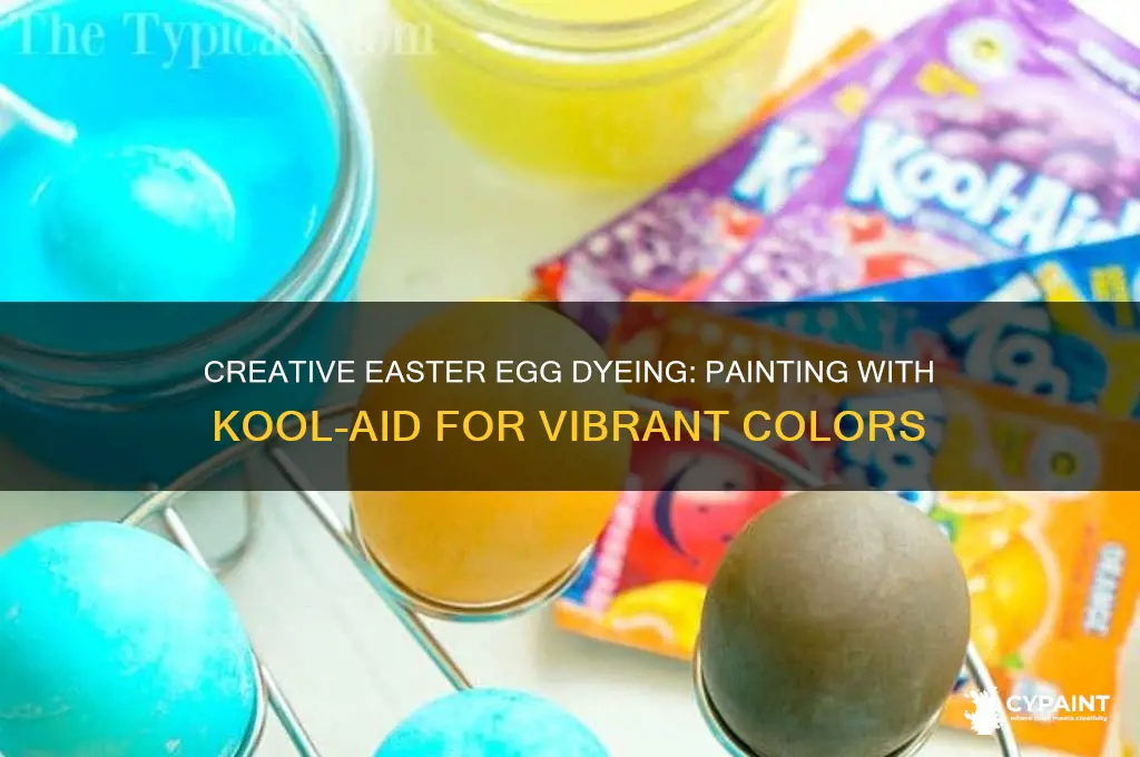 Creative Easter Egg Dyeing: Painting With Kool-Aid For Vibrant Colors ...