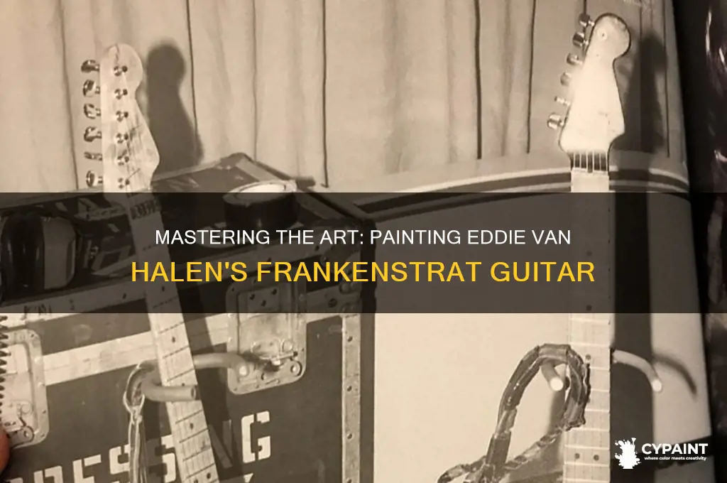 Mastering The Art: Painting Eddie Van Halen's Frankenstrat Guitar | CyPaint