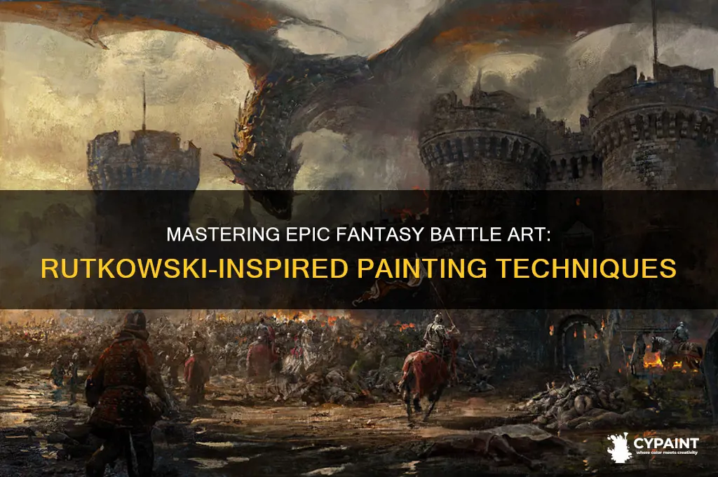 Mastering Epic Fantasy Battle Art: Rutkowski-Inspired Painting ...