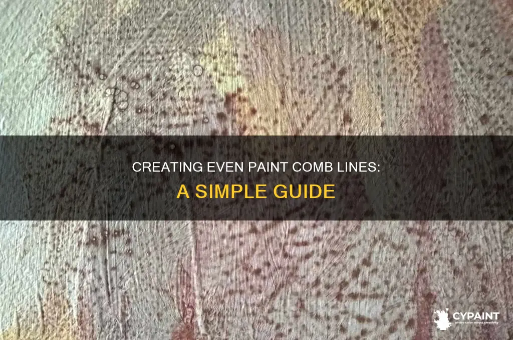 Creating Even Paint Comb Lines: A Simple Guide | CyPaint