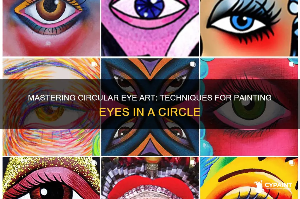 Mastering Circular Eye Art: Techniques For Painting Eyes In A Circle ...