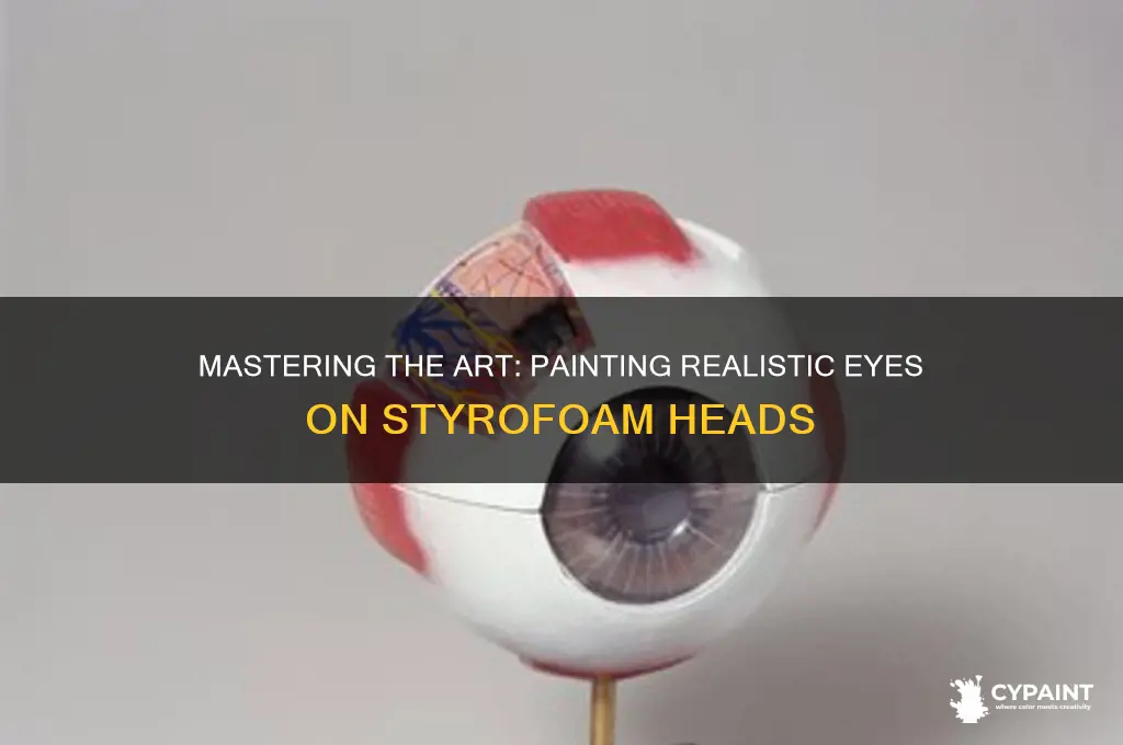 Mastering The Art: Painting Realistic Eyes On Styrofoam Heads | CyPaint