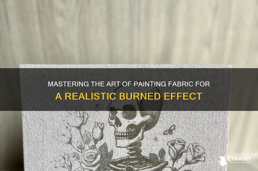 Mastering The Art Of Painting Fabric For A Realistic Burned Effect ...