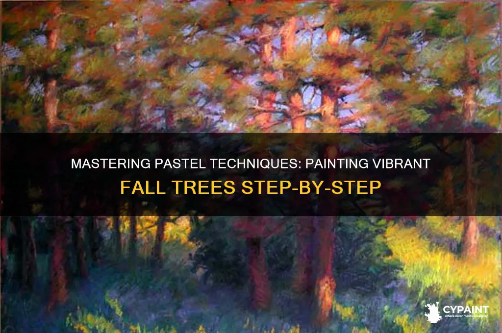 Mastering Pastel Techniques: Painting Vibrant Fall Trees Step-By-Step ...