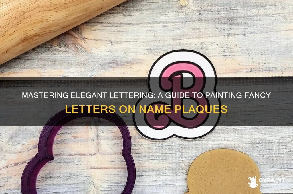 Mastering Elegant Lettering: A Guide To Painting Fancy Letters On Name ...