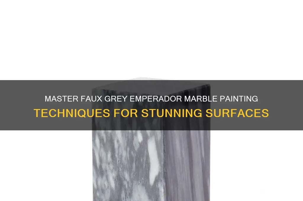 Master Faux Grey Emperador Marble Painting Techniques For Stunning ...