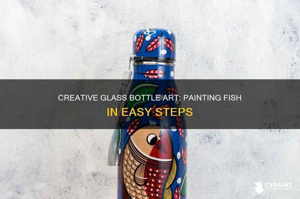 Creative Glass Bottle Art: Painting Fish In Easy Steps | CyPaint