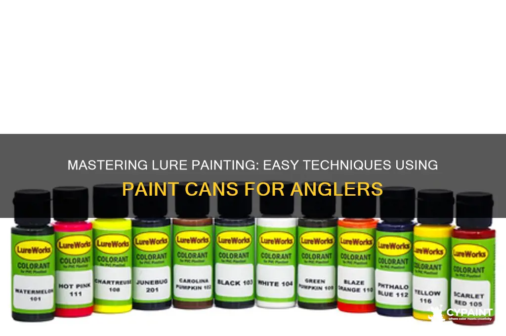 Mastering Lure Painting: Easy Techniques Using Paint Cans For Anglers ...
