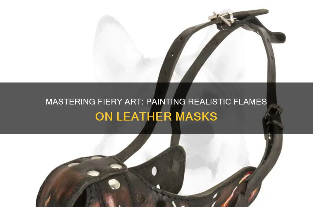 Mastering Fiery Art: Painting Realistic Flames On Leather Masks | CyPaint