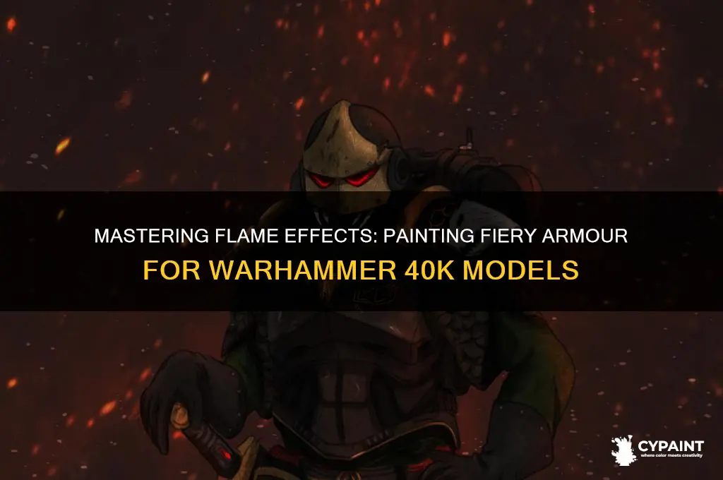 Mastering Flame Effects: Painting Fiery Armour For Warhammer 40K Models ...
