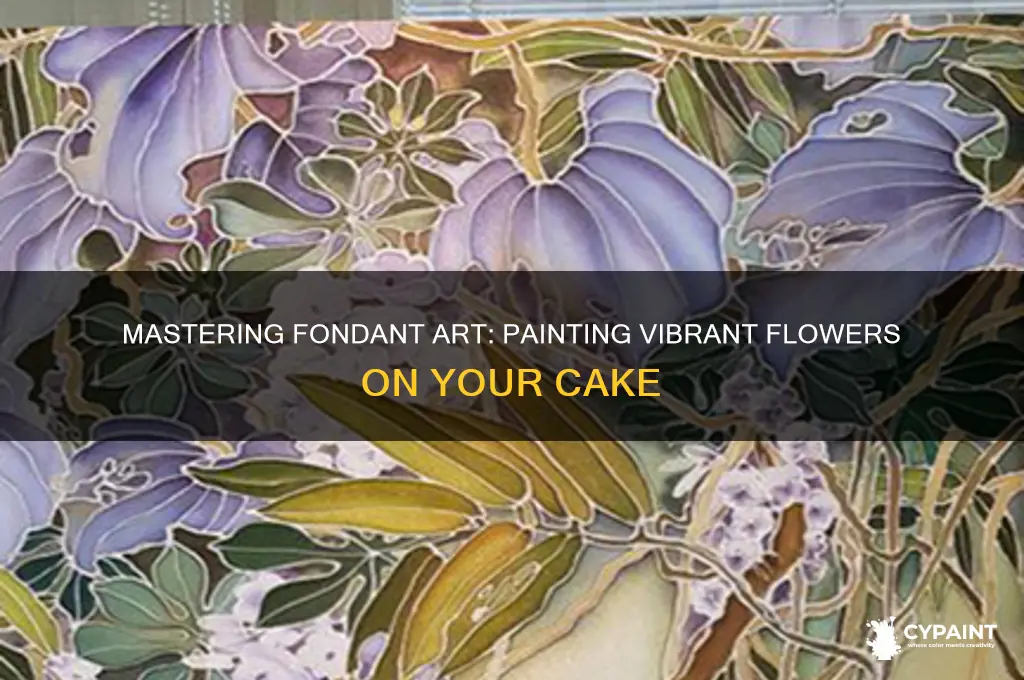 Mastering Fondant Art: Painting Vibrant Flowers On Your Cake | CyPaint