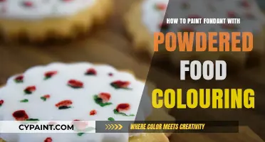 Mastering Fondant Art: Painting With Powdered Food Coloring Techniques ...