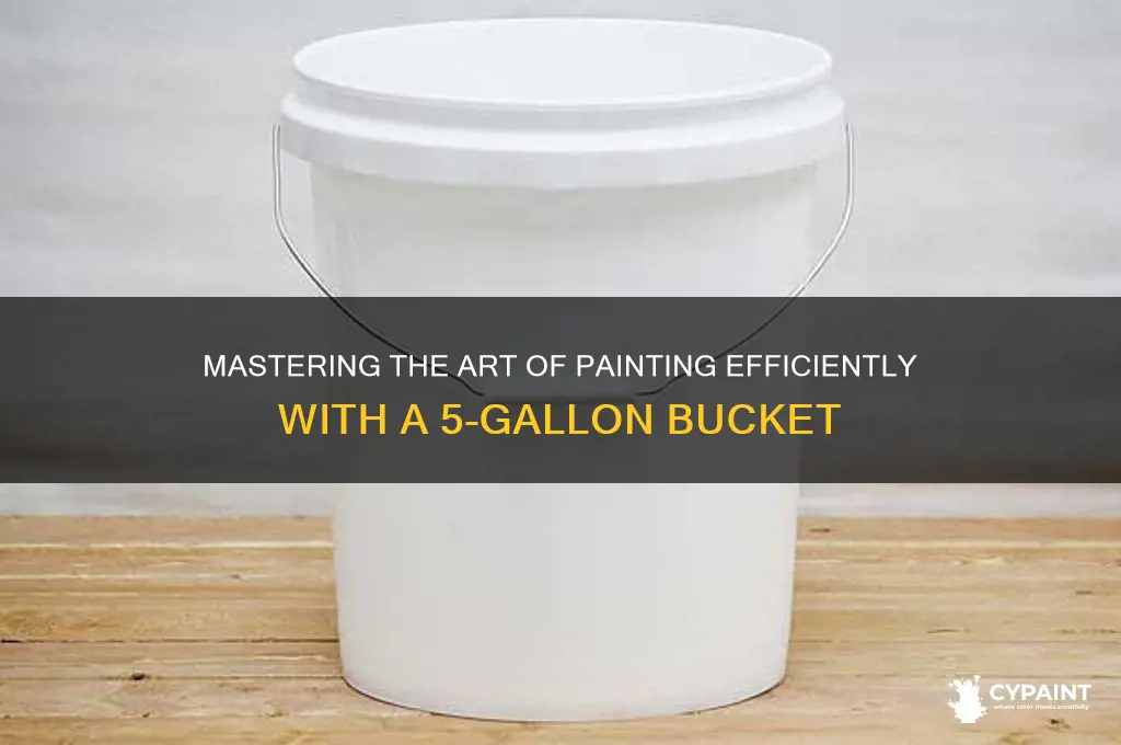 Mastering The Art Of Painting Efficiently With A 5-Gallon Bucket | CyPaint