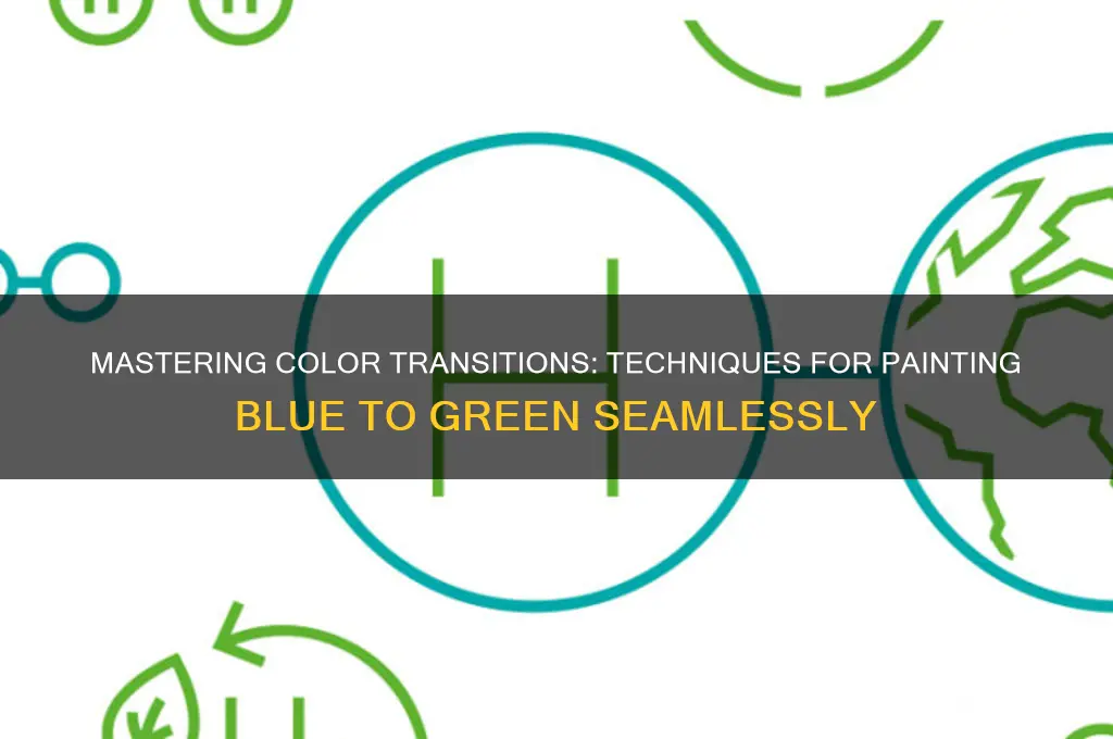 Mastering Color Transitions: Techniques For Painting Blue To Green ...