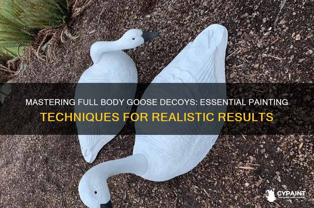 Mastering Full Body Goose Decoys: Essential Painting Techniques For ...
