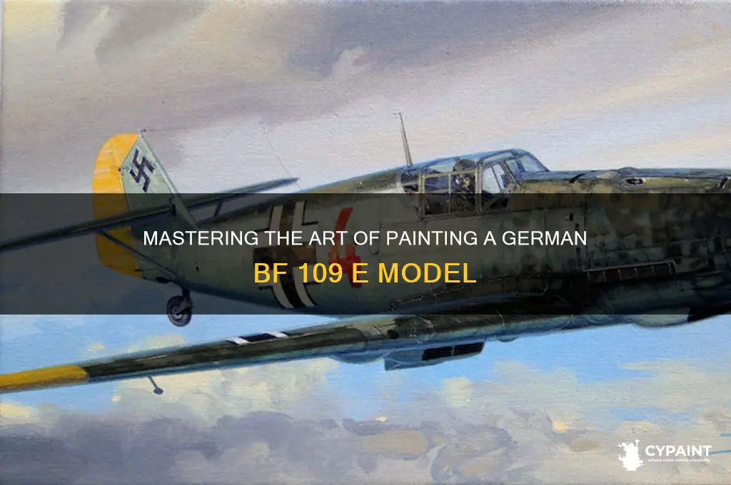 Mastering The Art Of Painting A German Bf 109 E Model | CyPaint
