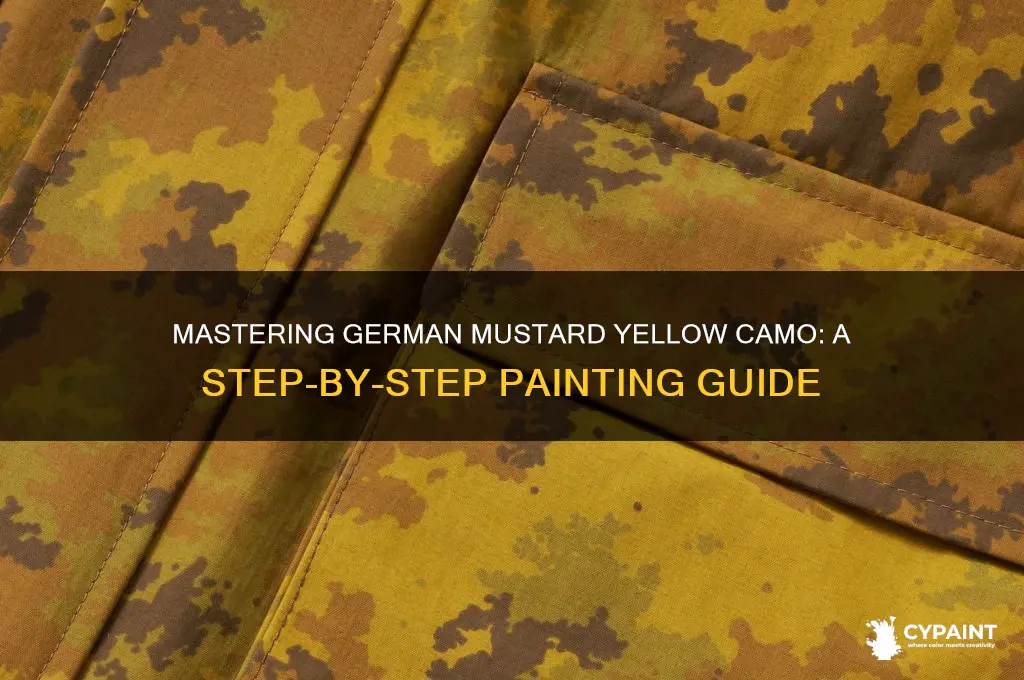 Mastering German Mustard Yellow Camo: A Step-By-Step Painting Guide ...