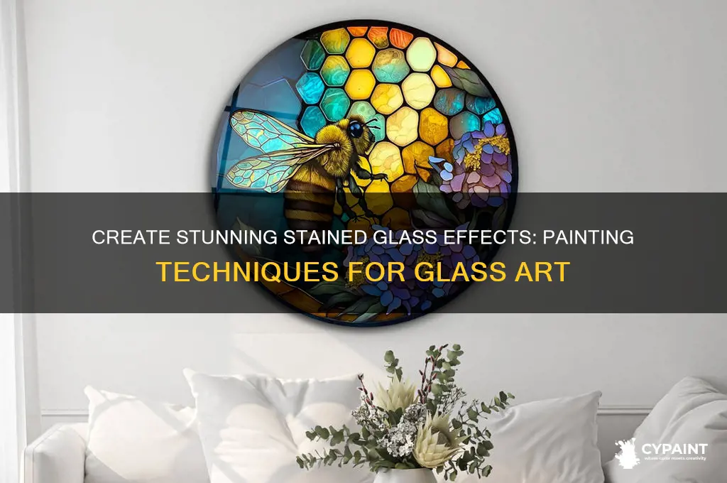 Create Stunning Stained Glass Effects: Painting Techniques For Glass ...