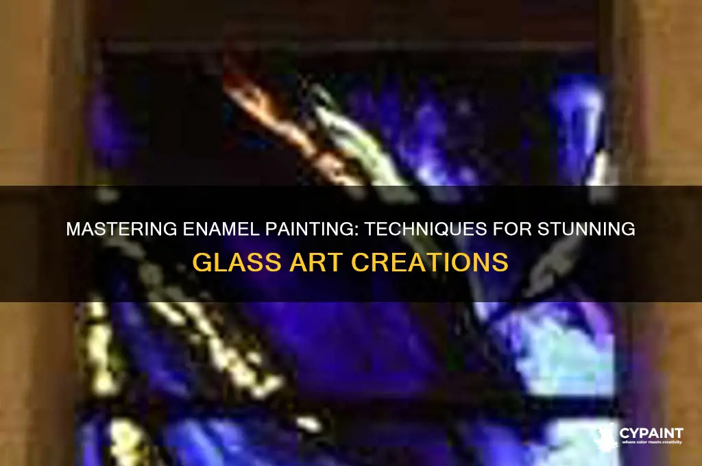 Mastering Enamel Painting: Techniques For Stunning Glass Art Creations ...