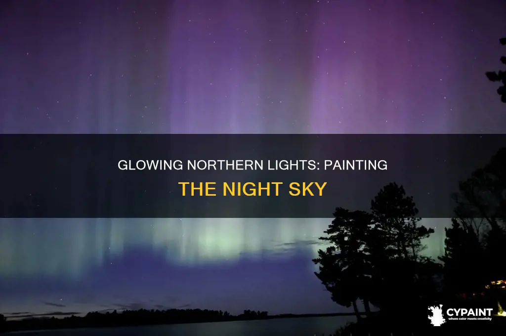Glowing Northern Lights: Painting The Night Sky | CyPaint