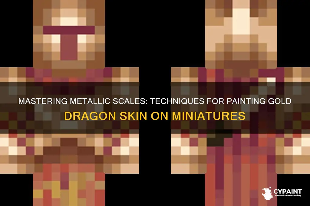 Mastering Metallic Scales: Techniques For Painting Gold Dragon Skin On ...