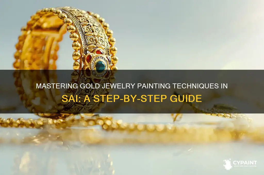 Mastering Gold Jewelry Painting Techniques In Sai: A Step-By-Step Guide ...