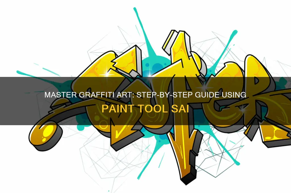 Master Graffiti Art: Step-By-Step Guide Using Paint Tool Sai | CyPaint