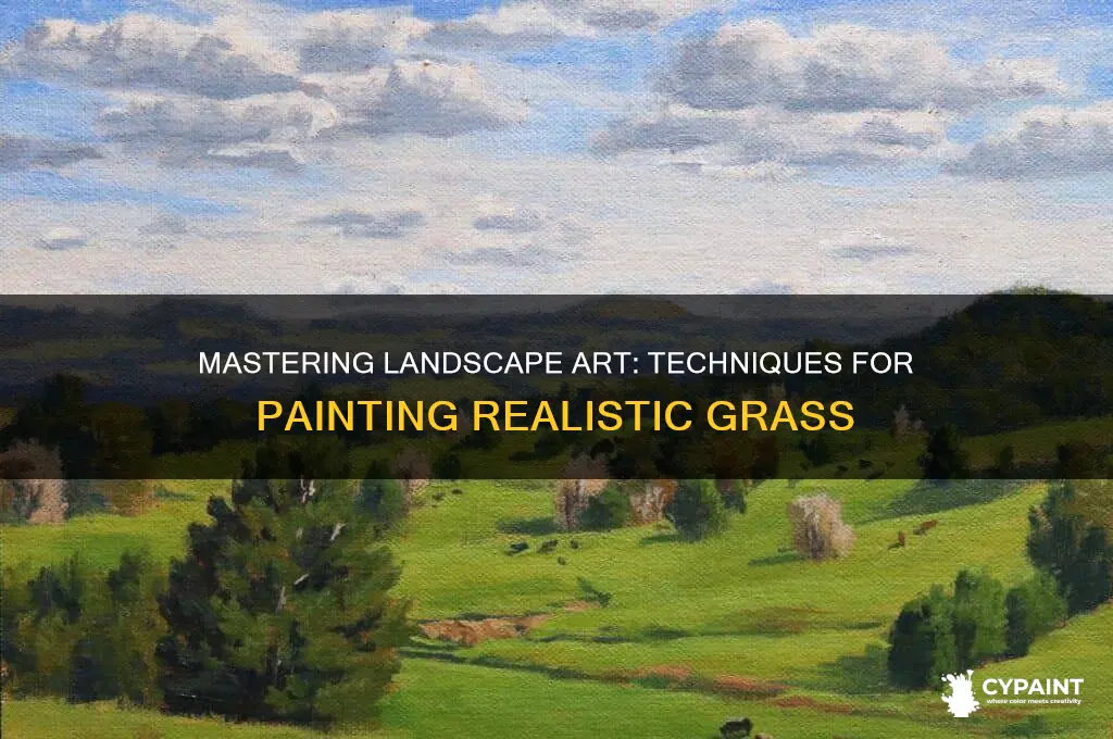 Mastering Landscape Art: Techniques For Painting Realistic Grass | CyPaint