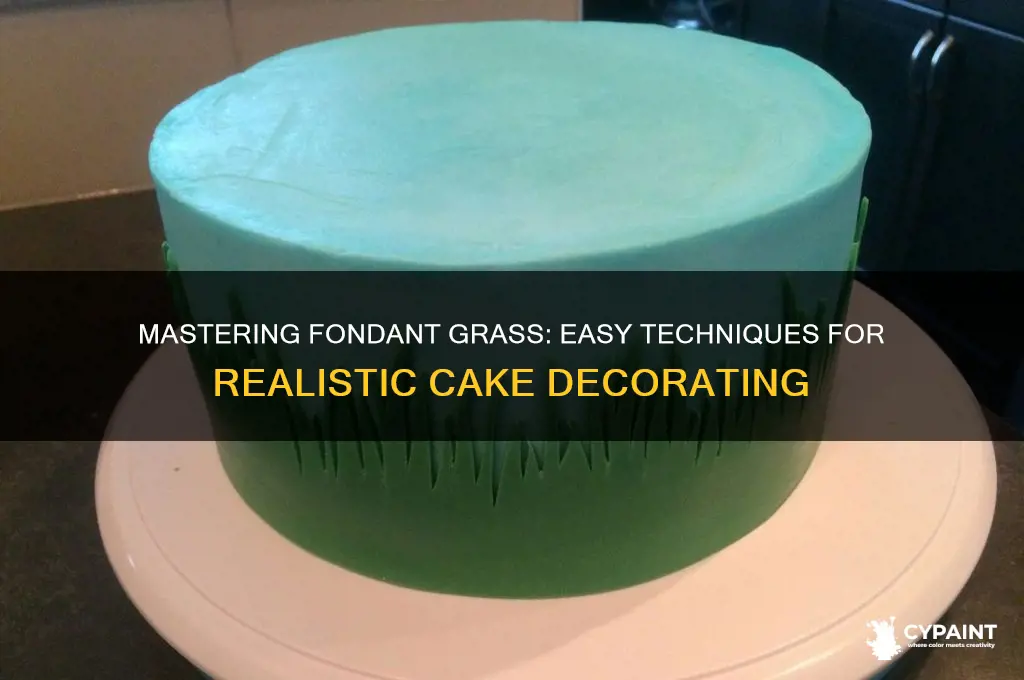 Mastering Fondant Grass: Easy Techniques For Realistic Cake Decorating ...