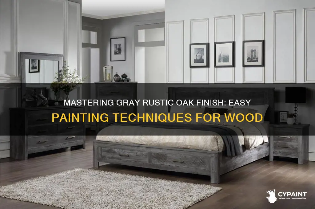 Mastering Gray Rustic Oak Finish: Easy Painting Techniques For Wood ...