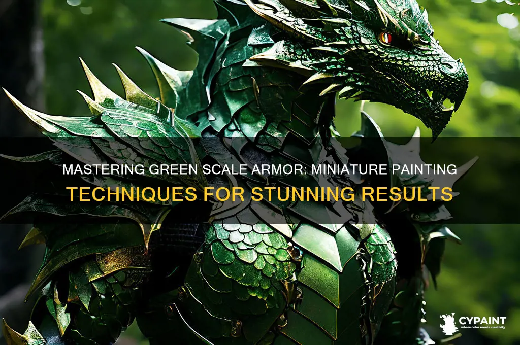 Mastering Green Scale Armor: Miniature Painting Techniques For Stunning ...