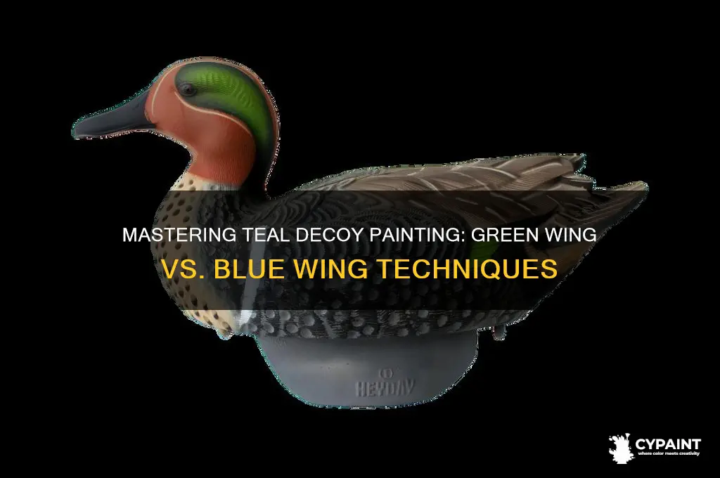 Mastering Teal Decoy Painting: Green Wing Vs. Blue Wing Techniques ...