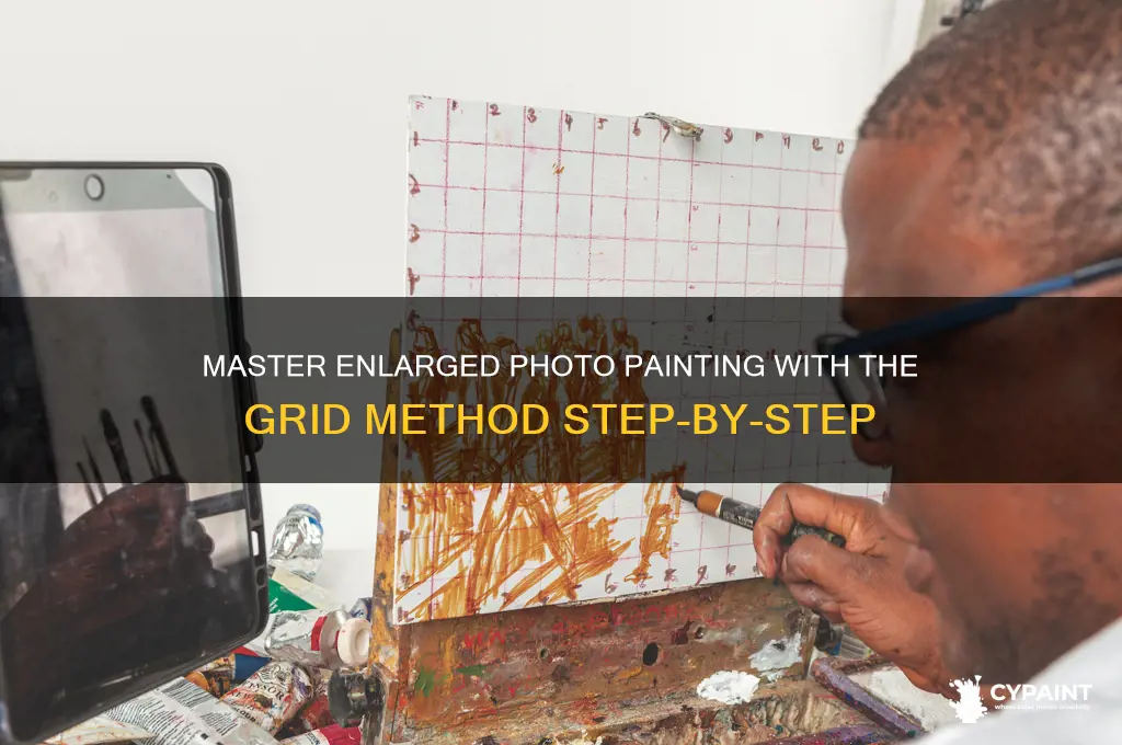 Master Enlarged Photo Painting With The Grid Method Step-By-Step | CyPaint