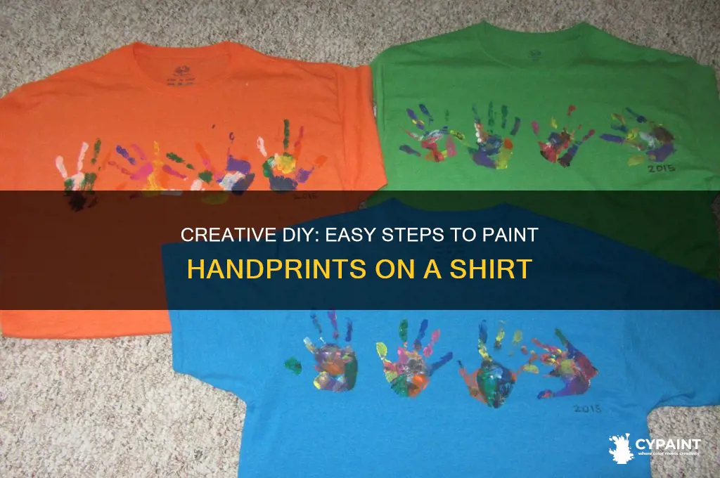 Creative Diy: Easy Steps To Paint Handprints On A Shirt | CyPaint
