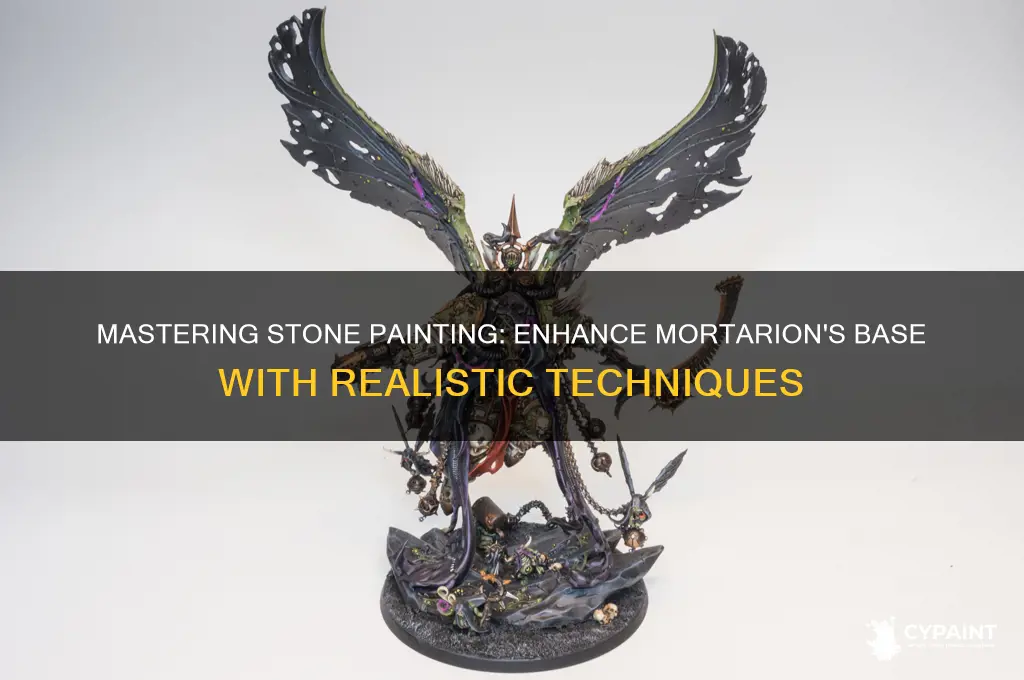 Mastering Stone Painting: Enhance Mortarion's Base With Realistic ...