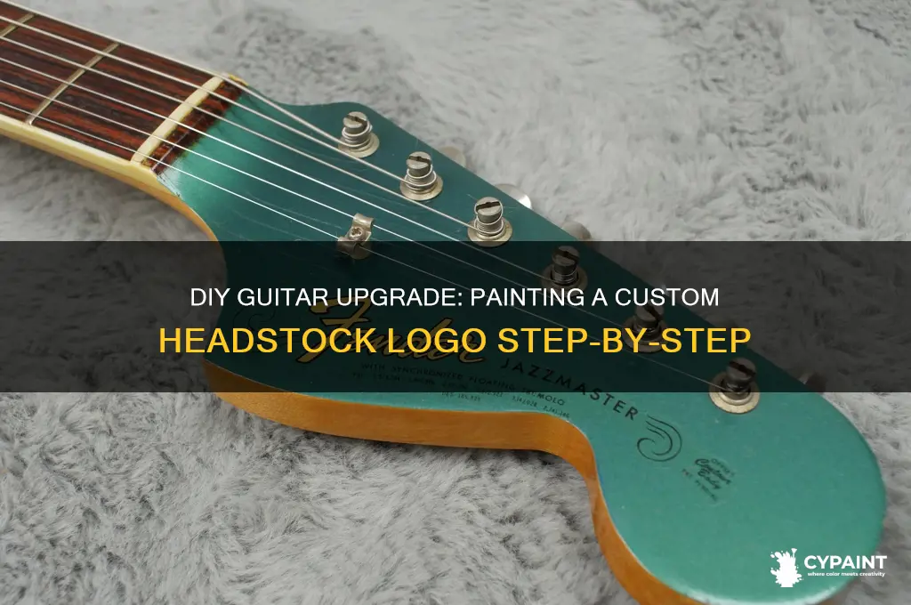 Diy Guitar Upgrade: Painting A Custom Headstock Logo Step-By-Step | CyPaint