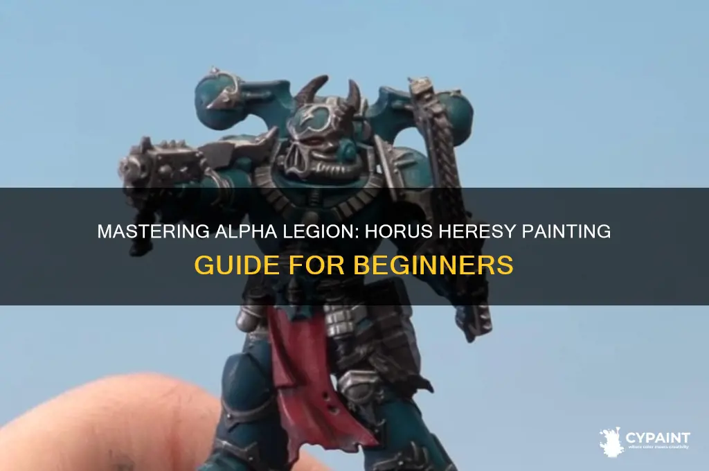 Mastering Alpha Legion: Horus Heresy Painting Guide For Beginners | CyPaint