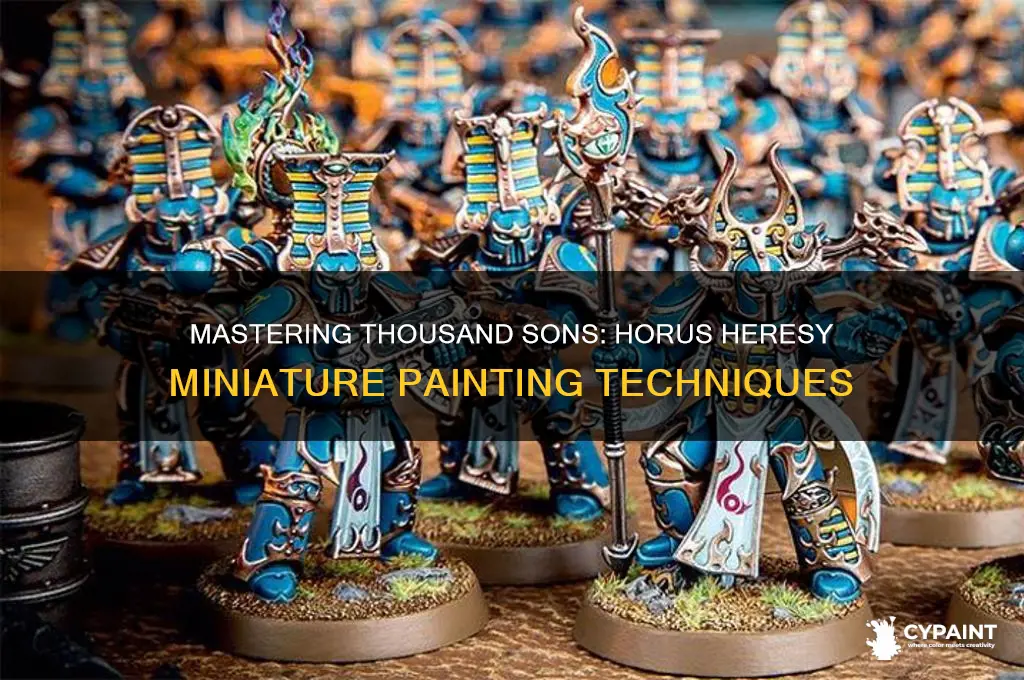 Mastering Thousand Sons: Horus Heresy Miniature Painting Techniques ...