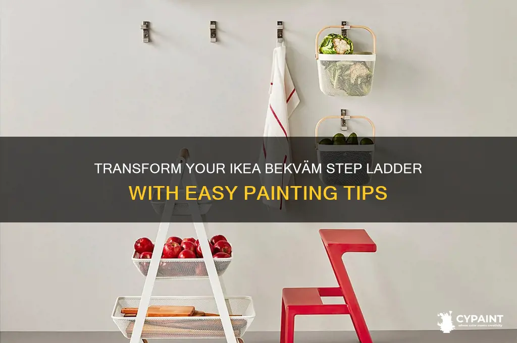 Transform Your Ikea Bekväm Step Ladder With Easy Painting Tips | CyPaint