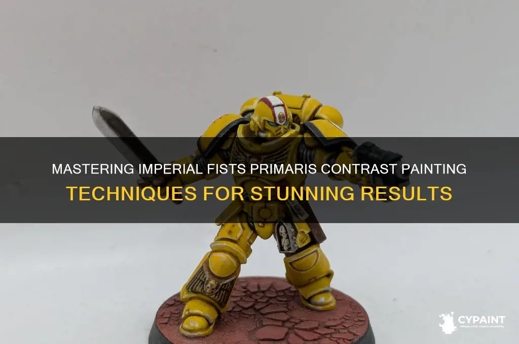 Mastering Imperial Fists Primaris Contrast Painting Techniques For ...