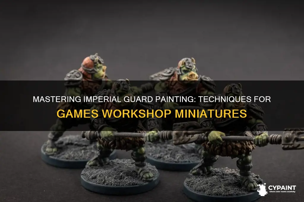 Mastering Imperial Guard Painting: Techniques For Games Workshop ...