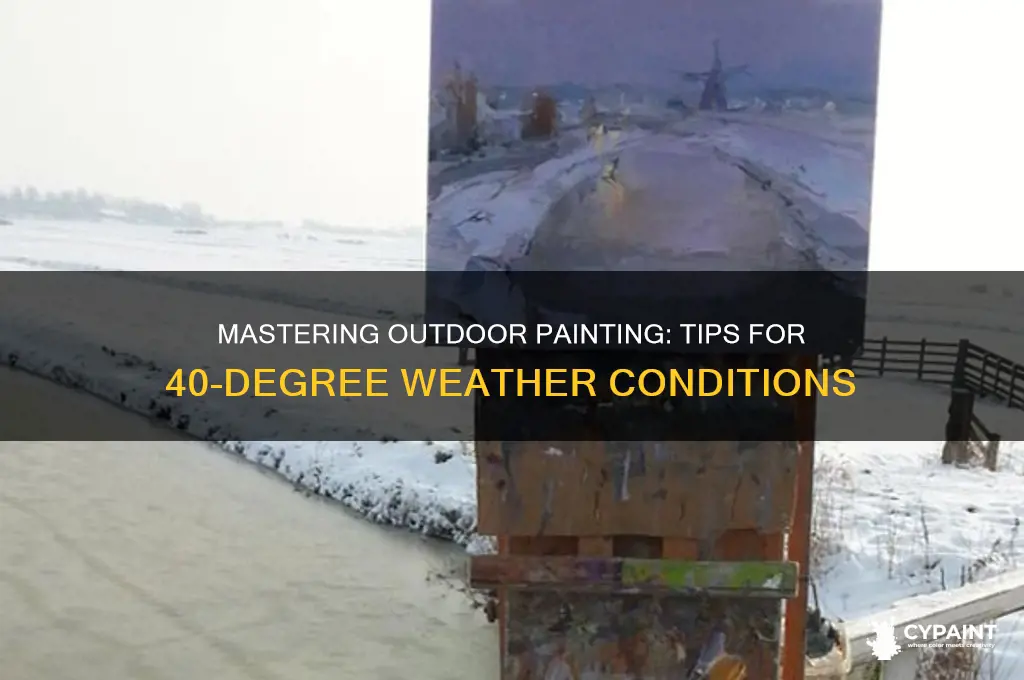 Mastering Outdoor Painting: Tips For 40-Degree Weather Conditions | CyPaint