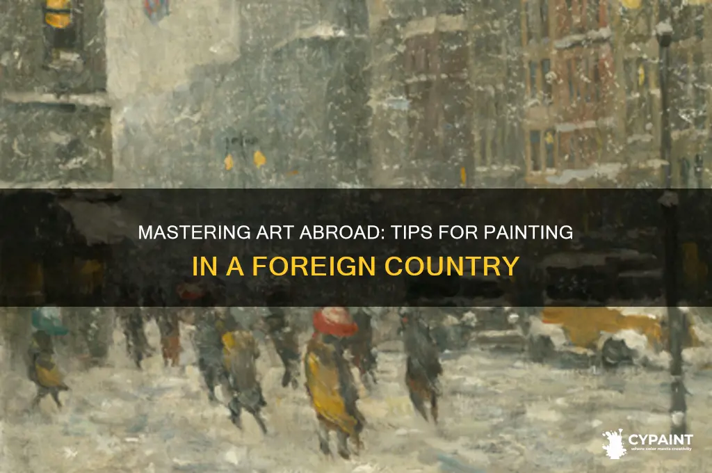 Mastering Art Abroad: Tips For Painting In A Foreign Country | CyPaint