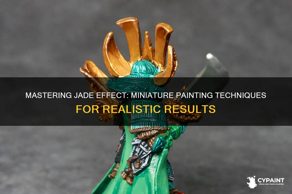 Mastering Jade Effect: Miniature Painting Techniques For Realistic ...