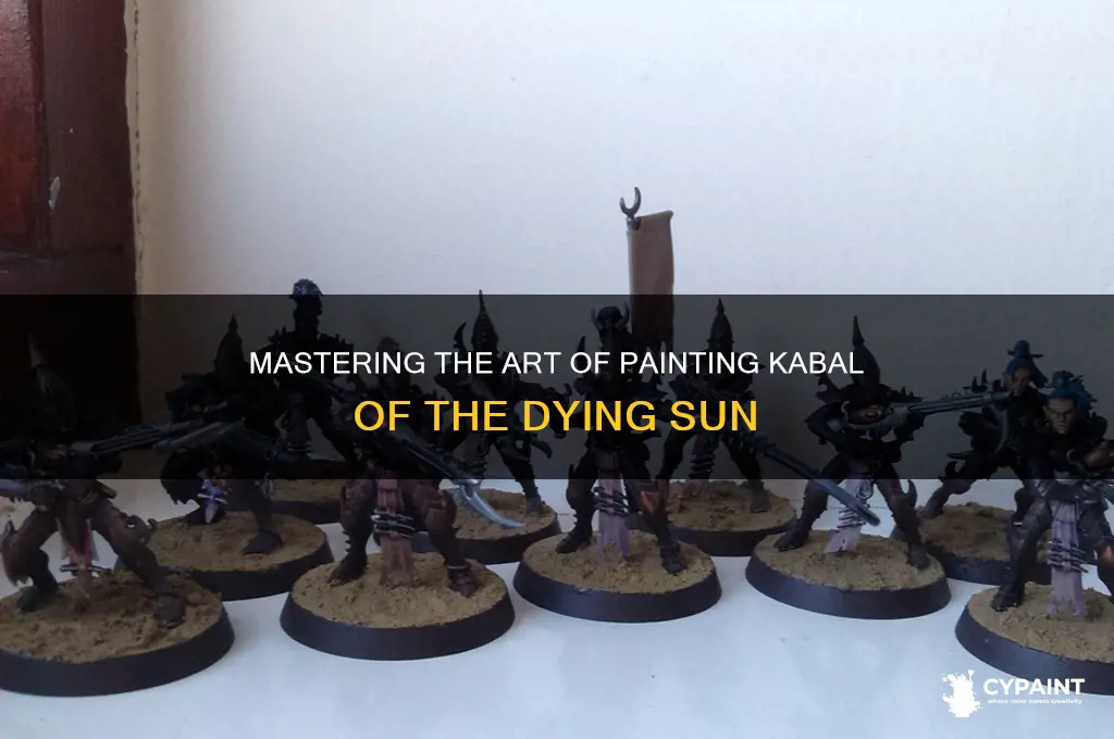 Mastering The Art Of Painting Kabal Of The Dying Sun | CyPaint
