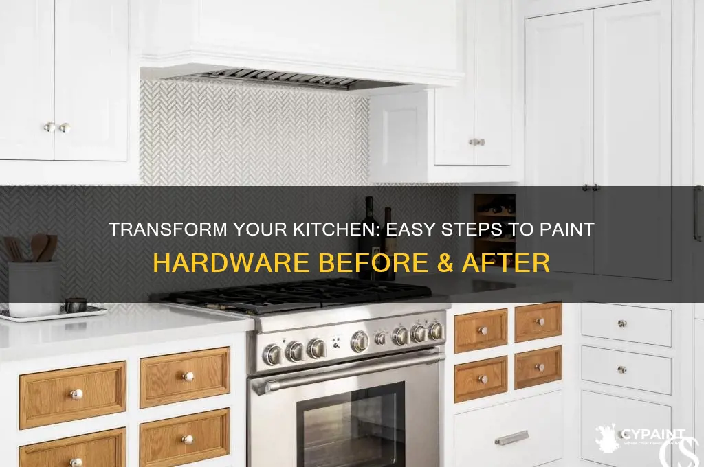 Transform Your Kitchen: Easy Steps To Paint Hardware Before & After ...