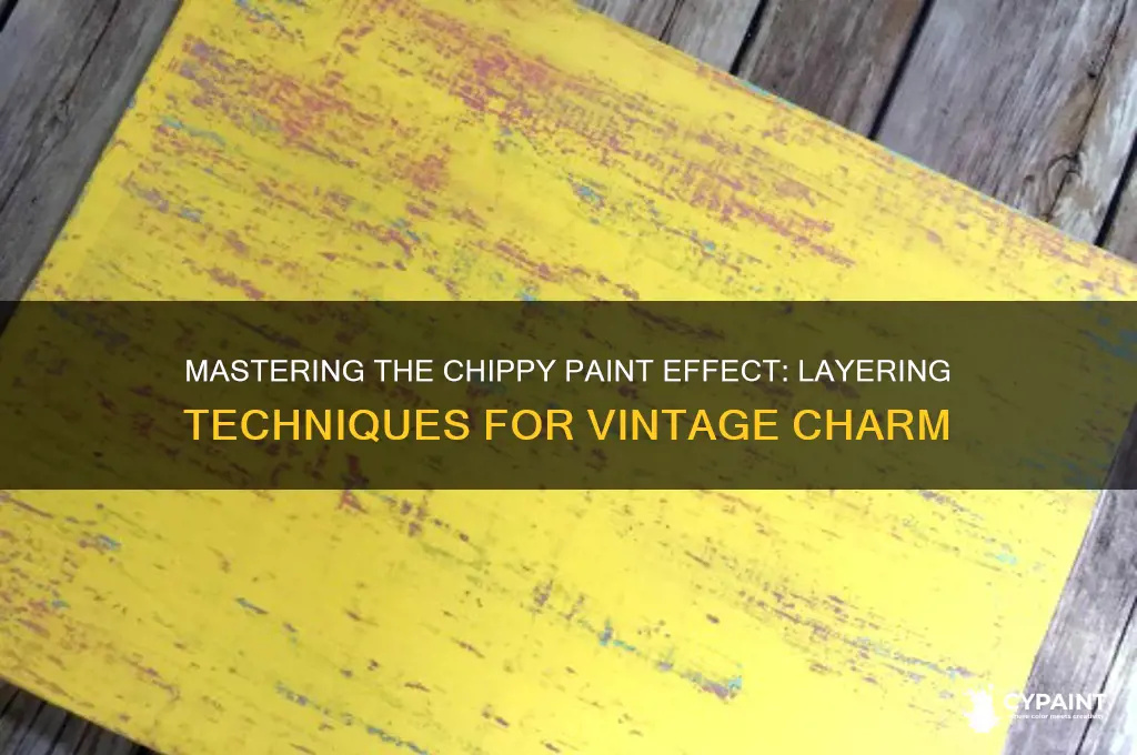 Mastering The Chippy Paint Effect: Layering Techniques For Vintage ...