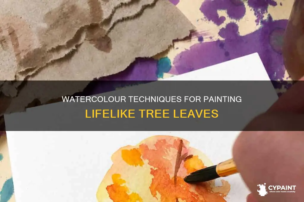 Watercolour Techniques For Painting Lifelike Tree Leaves | CyPaint