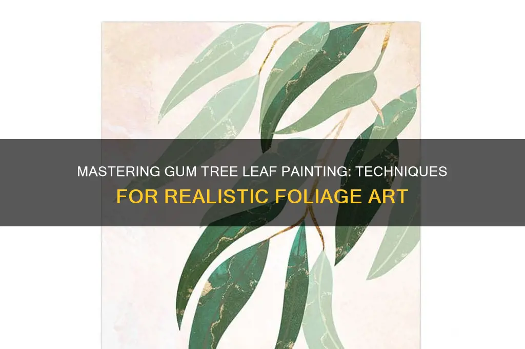 Mastering Gum Tree Leaf Painting: Techniques For Realistic Foliage Art ...